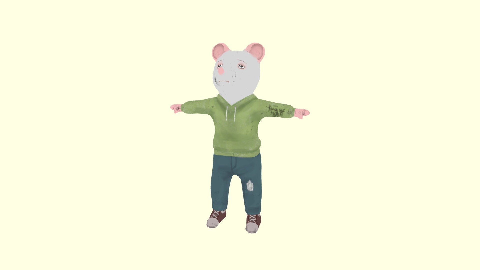 Hobo Rat - Download Free 3D model by juliekglos [9a9060f] - Sketchfab