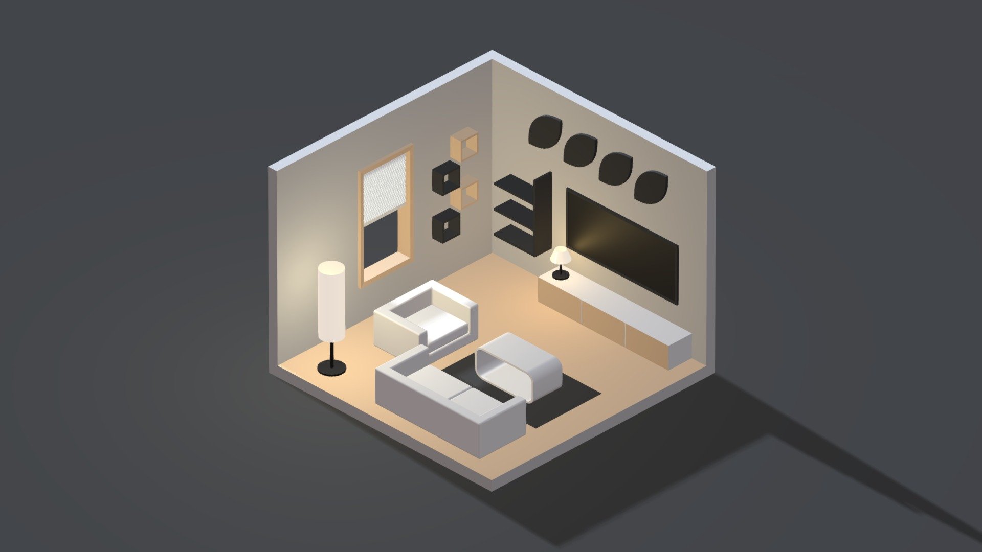 Living Room - 3D model by LionanD [9a91c82] - Sketchfab