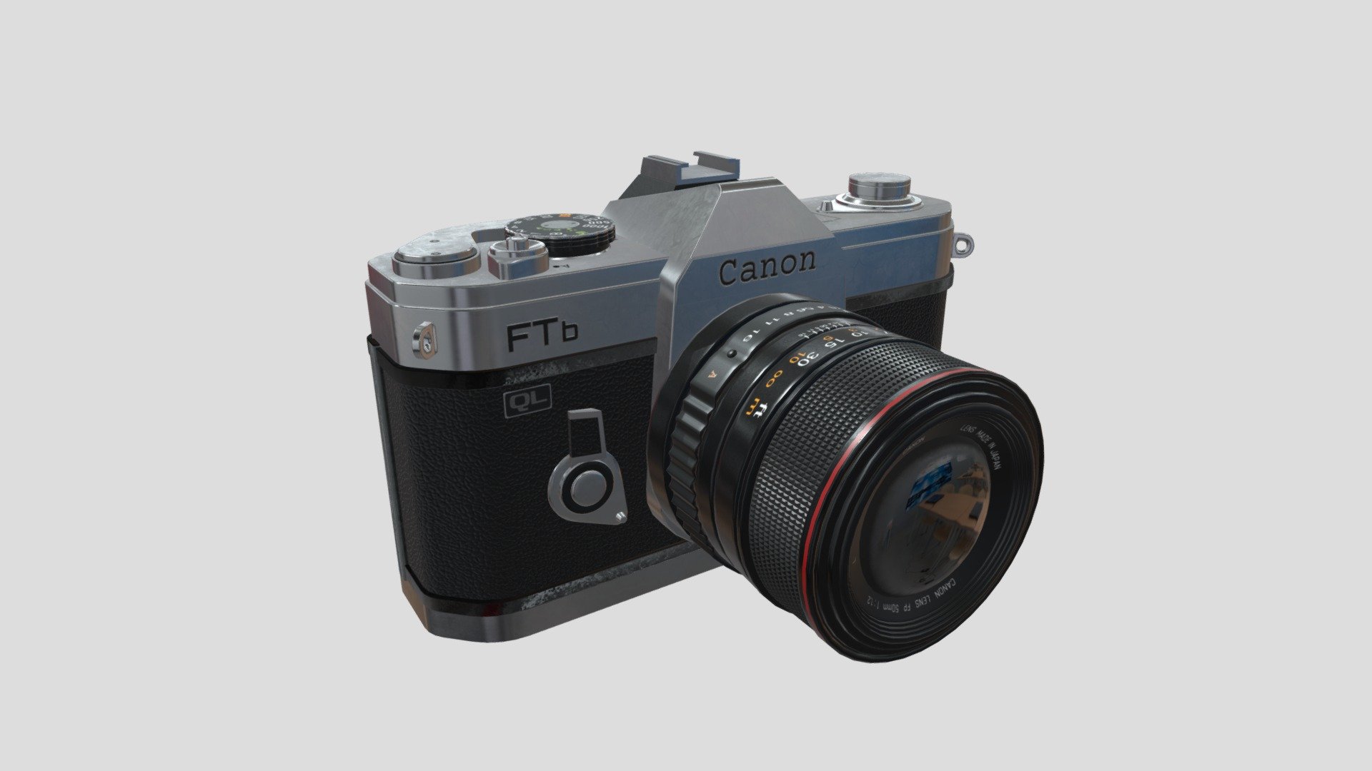 Canon FTb - 3D model by Maxime Poirier (@poiriermaxime) [9a93daa ...