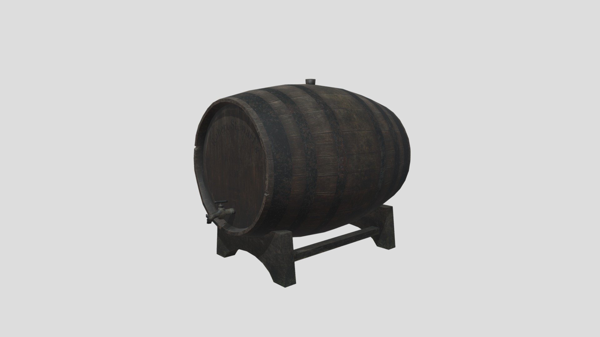 Old Wine Barrel - Download Free 3D model by Pipa (@Pipa4a) [9a942d2 ...
