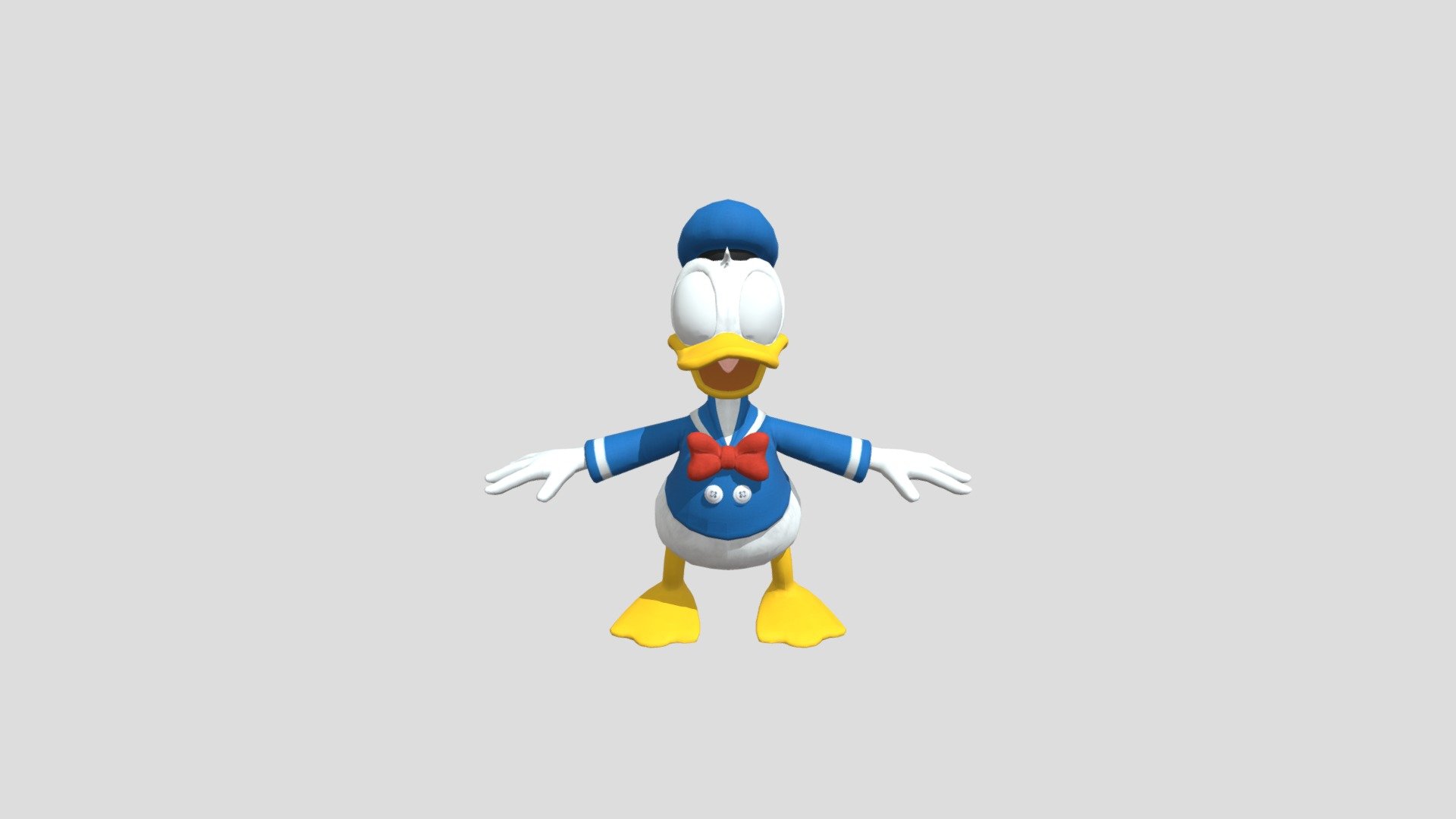 Donald Duck - Download Free 3D model by anderlenolan [9a957e0] - Sketchfab