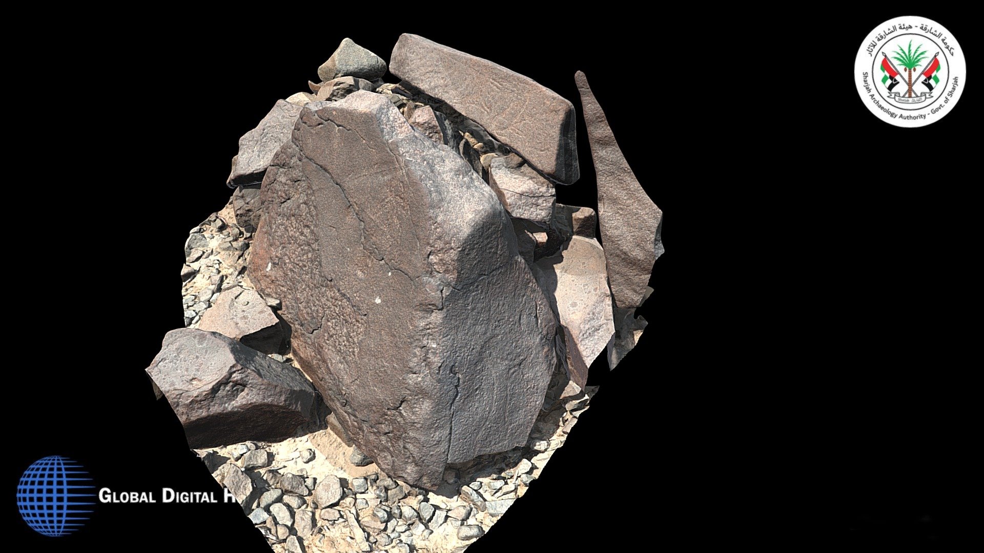 Petroglyph KM21-54 Khatm Al Melaha, Sharjah - Download Free 3D model by ...