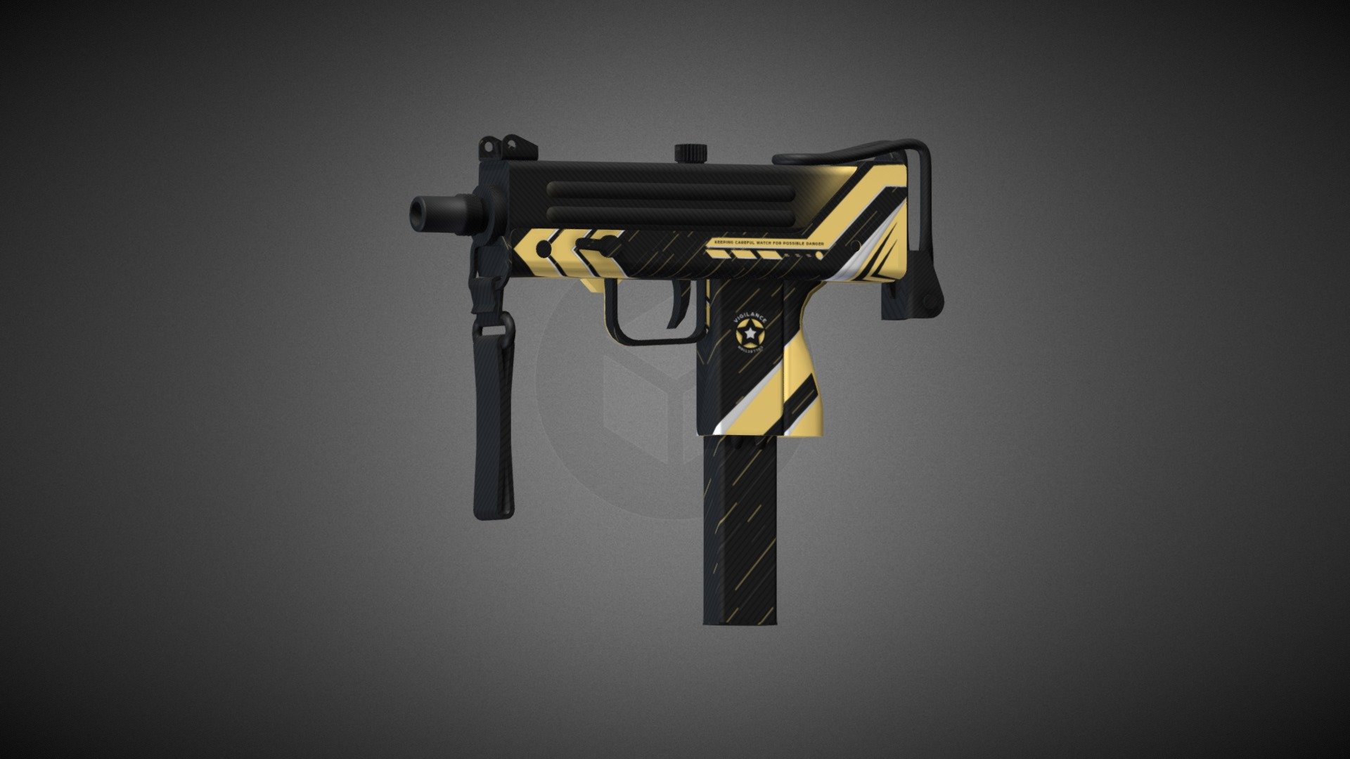 MAC-10 - Vigilance - 3D model by tdrvcreative (@biomepsd) [9a99ff0] - Sketchfab