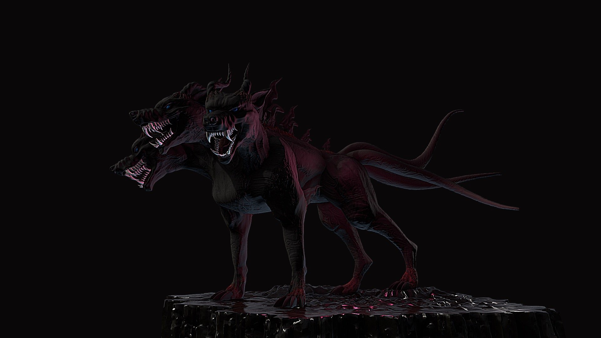 Cerberus - 3D model by Zarnaki [9a9b259] - Sketchfab