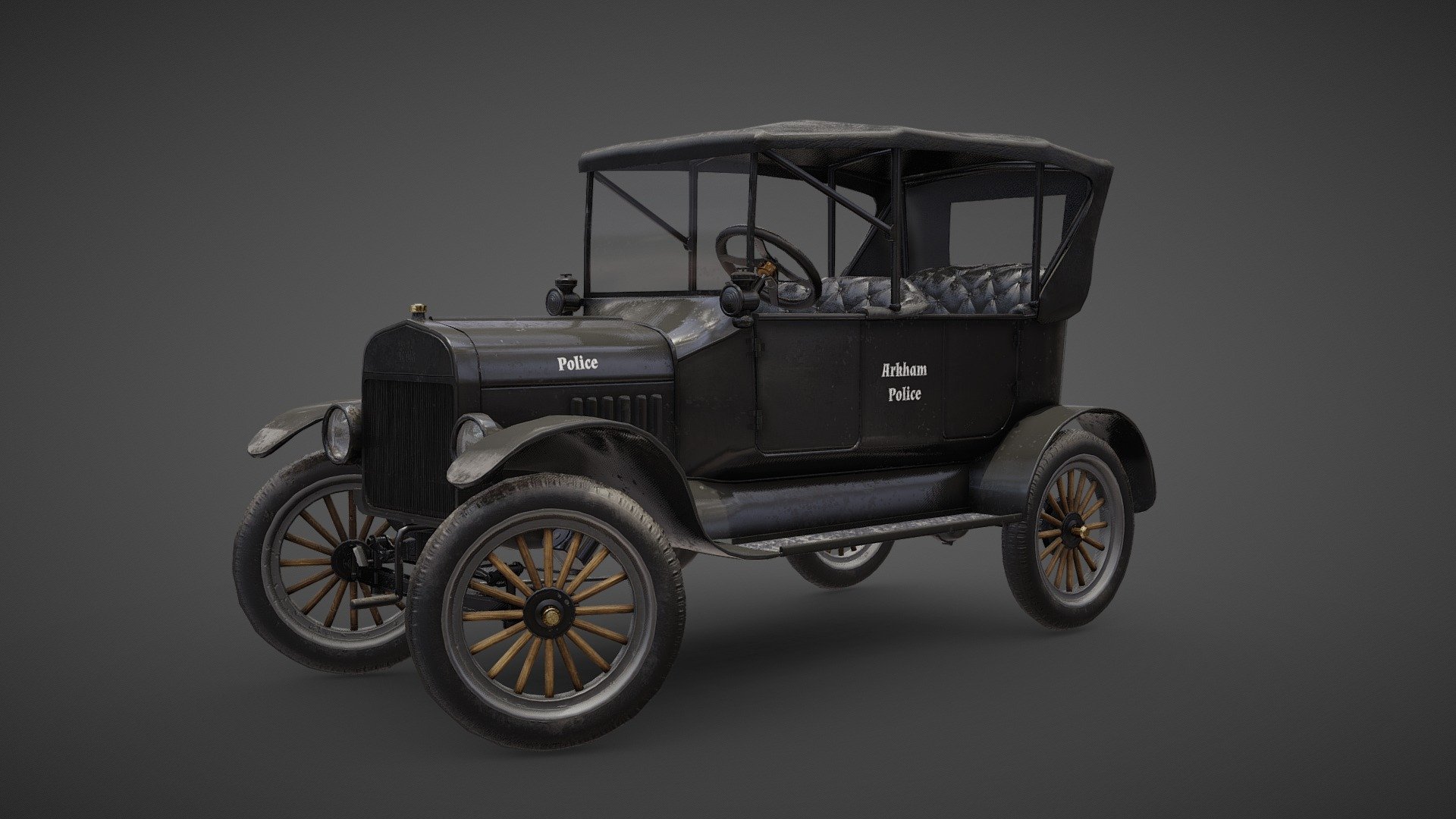 1919 Police car - 3D model by Fredrik Johansen (@kird3rf) [9a9c79f ...