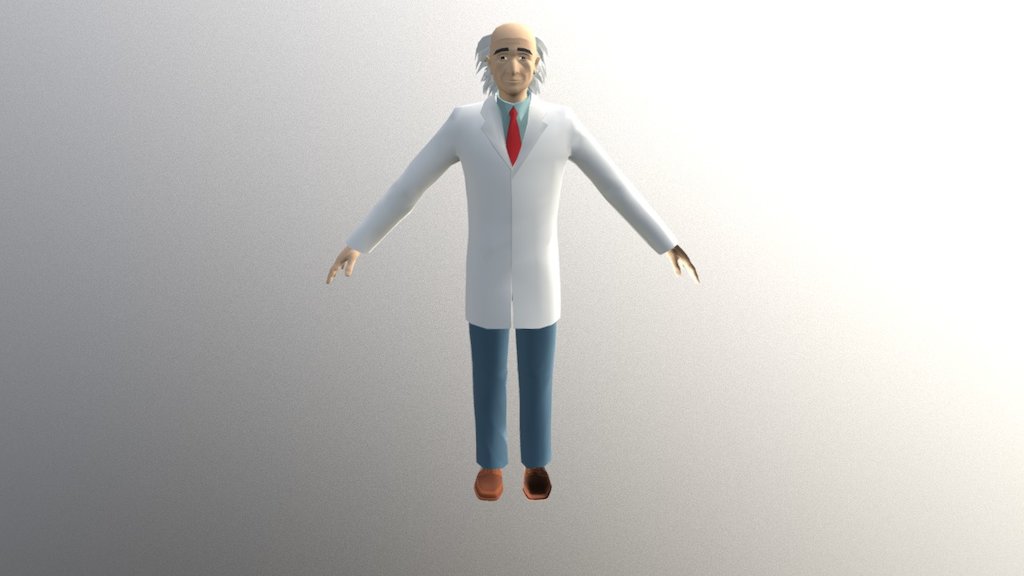 Scientist - 3D model by arnievank [9a9c90a] - Sketchfab