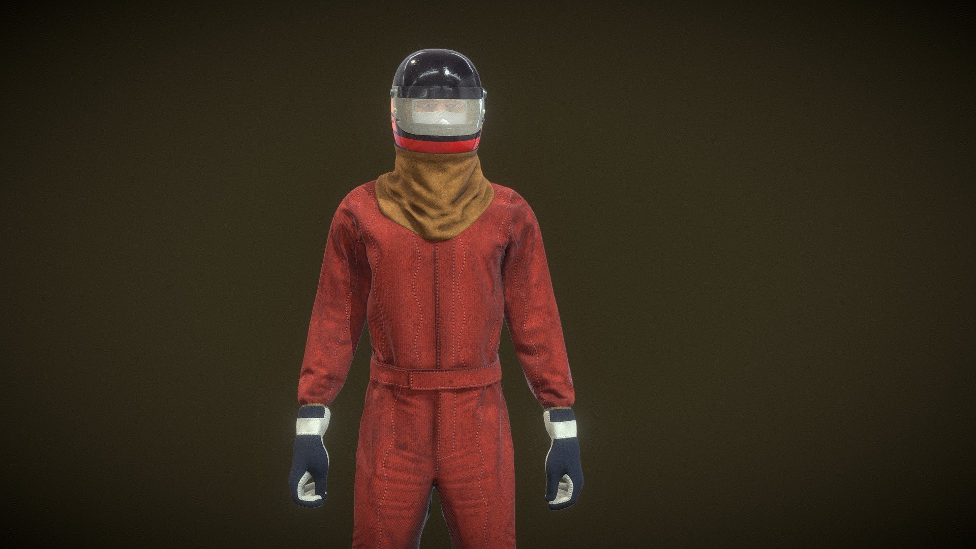 Vintage Racing Driver 1980s (rigged) - Buy Royalty Free 3D model by ...