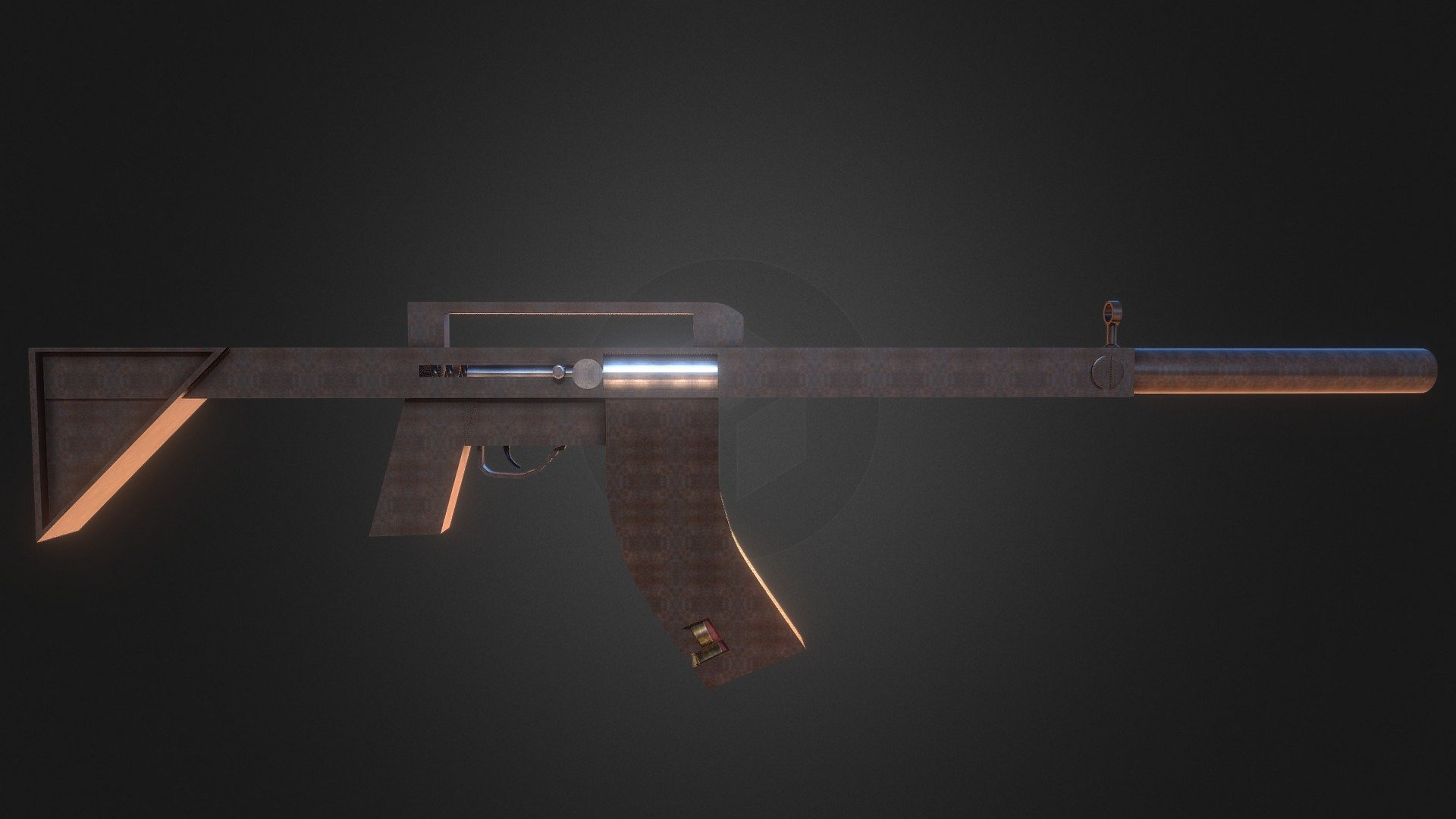 Makeshift Myanmarian Luty Shotgun - Download Free 3D model by ...