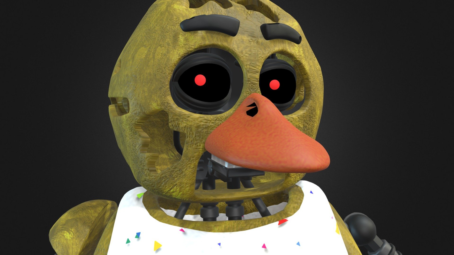 (FNATI/FNAF) Chica - Download Free 3D model by Mortimer (@er041289 ...