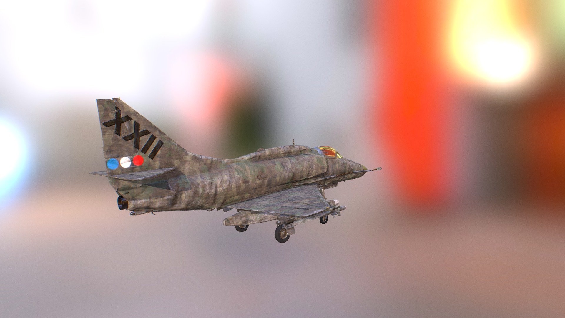 Avion de chasse (XXII) - 3D model by Julien.Boutet [9a9eb74] - Sketchfab