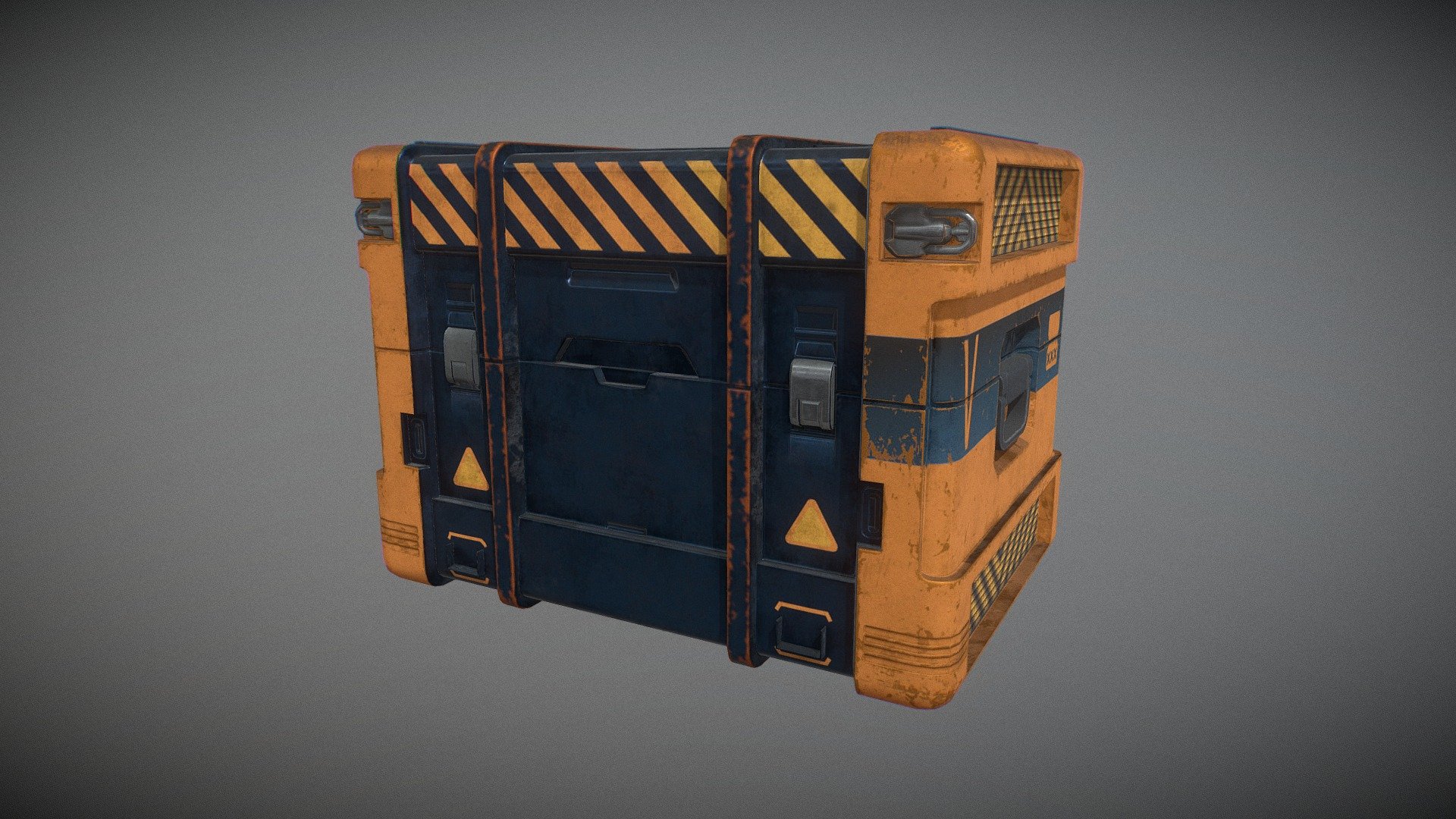Sci-Fi Military Crate - 3D model by Anna Barrett (@ABarrett) [9a9f6cf ...
