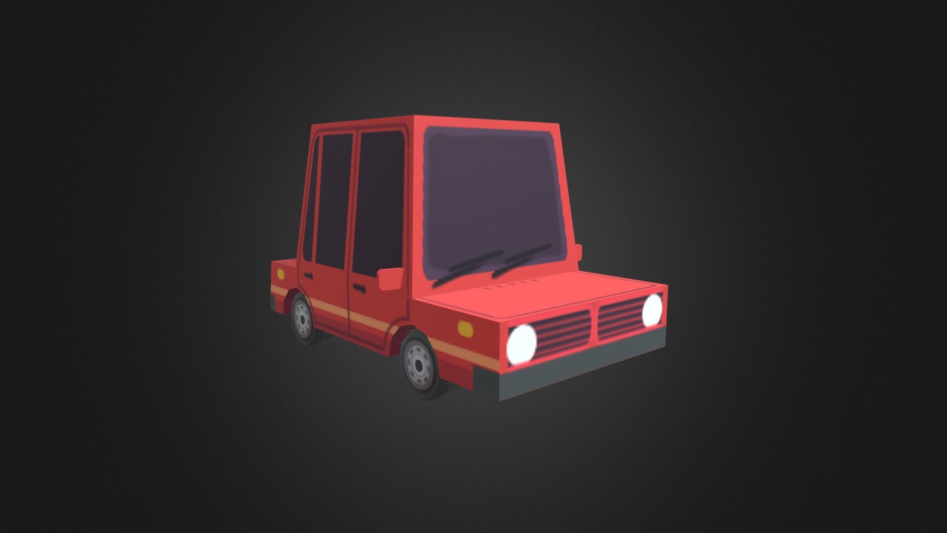 Low Poly Car V1 - Download Free 3D model by Aditya Graphical (@Adityakm ...