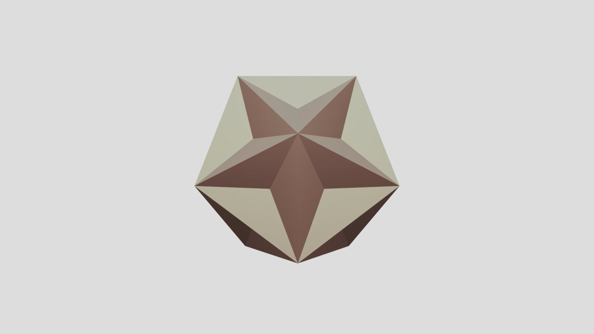 60-faced rhombic Aleksander Star. - Download Free 3D model by ...