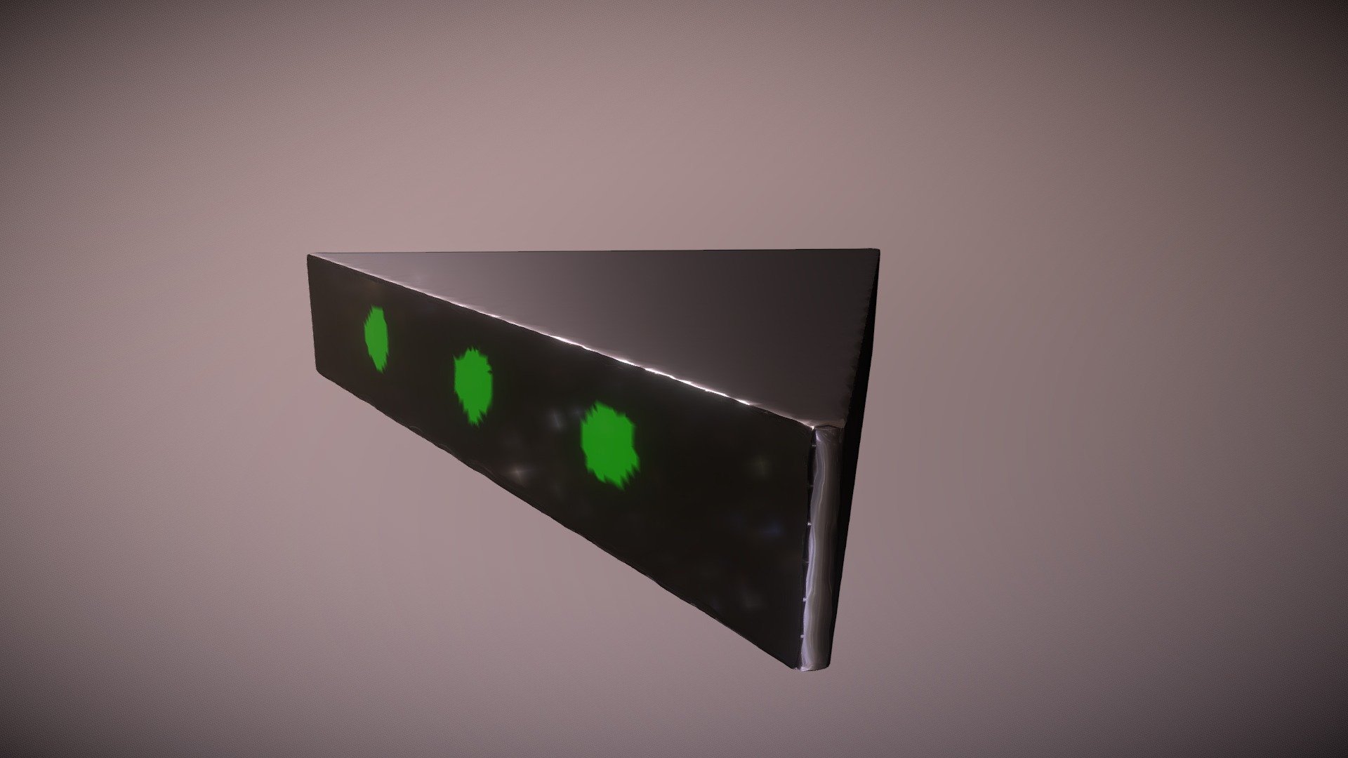 UFO black triangle - 3D model by Vavtrudner [9aa1db1] - Sketchfab