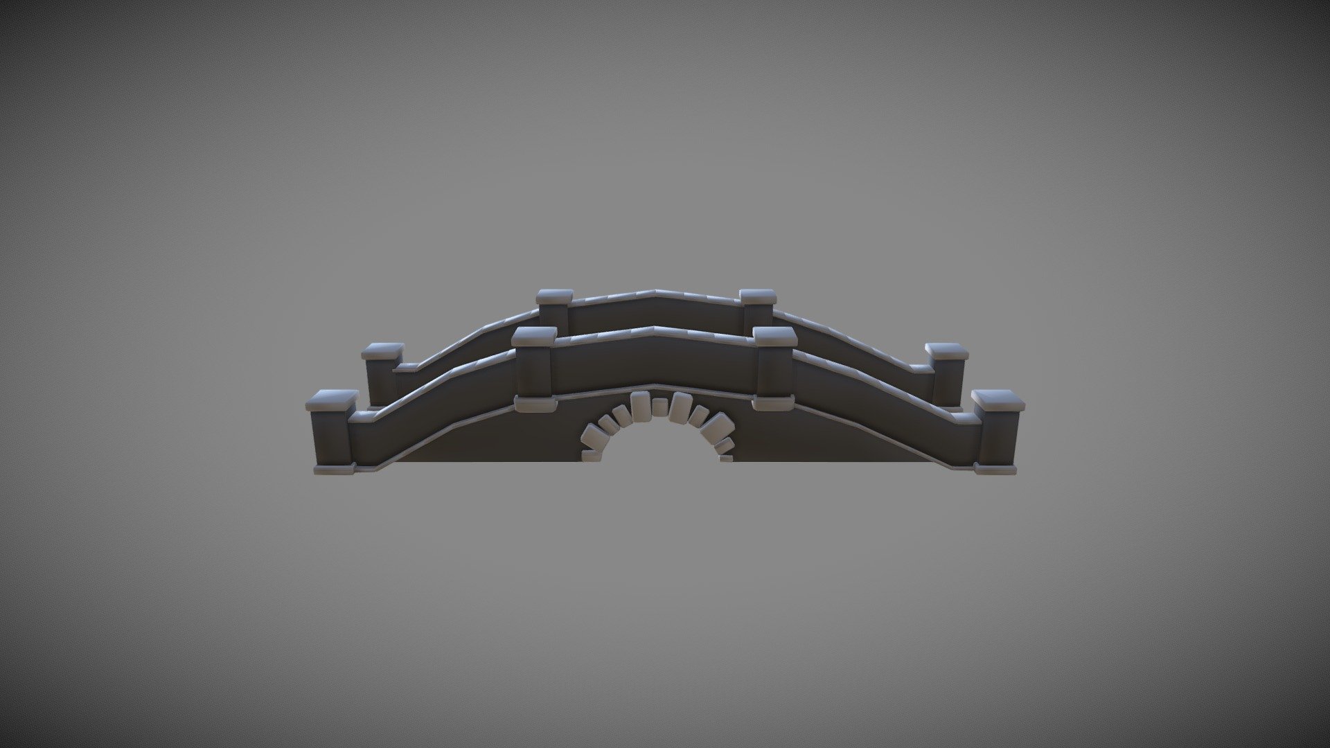 Stone Bridge - 3D model by matheus.ucker99 [9aa1f13] - Sketchfab