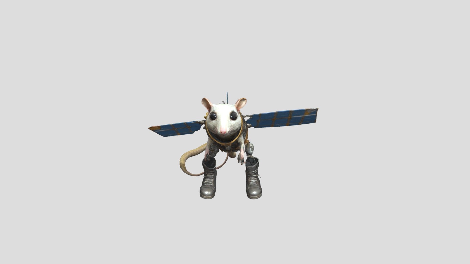 Cacasito Satellito (Space_ Rodent_ Explorer) - Download Free 3D model ...