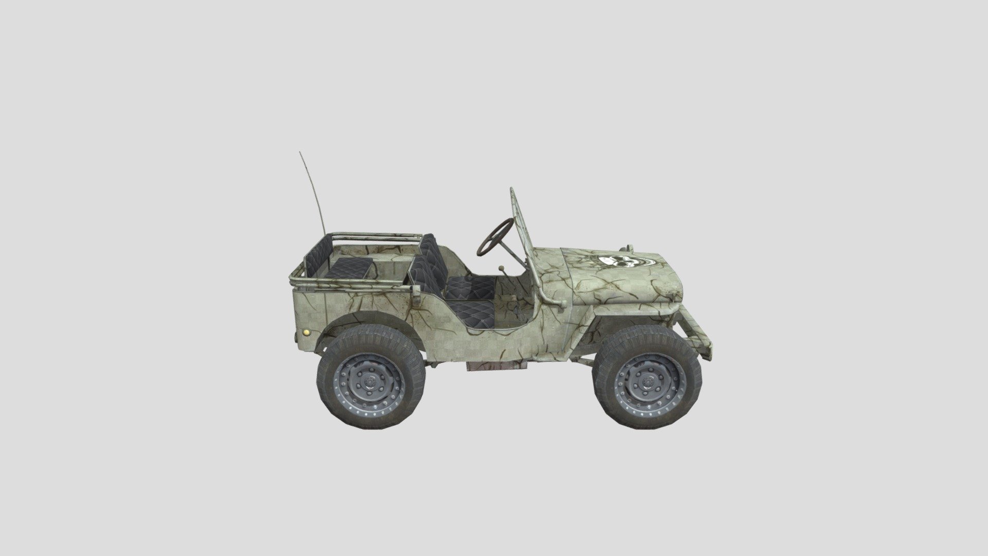 Jeep 3D Low Poly Model (Game ready) - 3D model by danishmughal013 ...