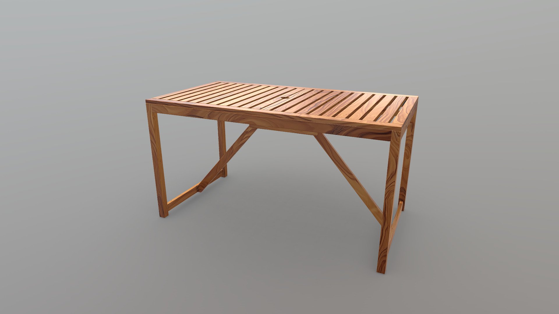 WOOD TABLE - Download Free 3D model by YouniqueĪdeaStudio ...