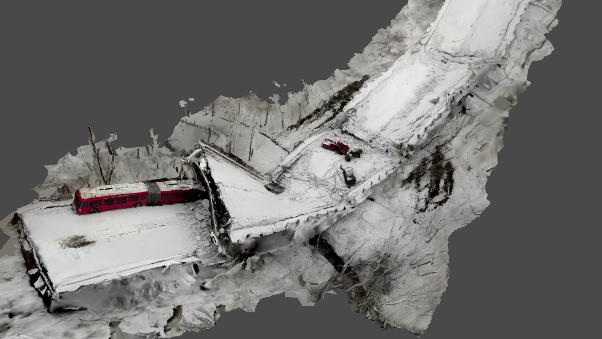 Pittsburgh Bridge Collapse in Frick Park v2 - Download Free 3D model by ...