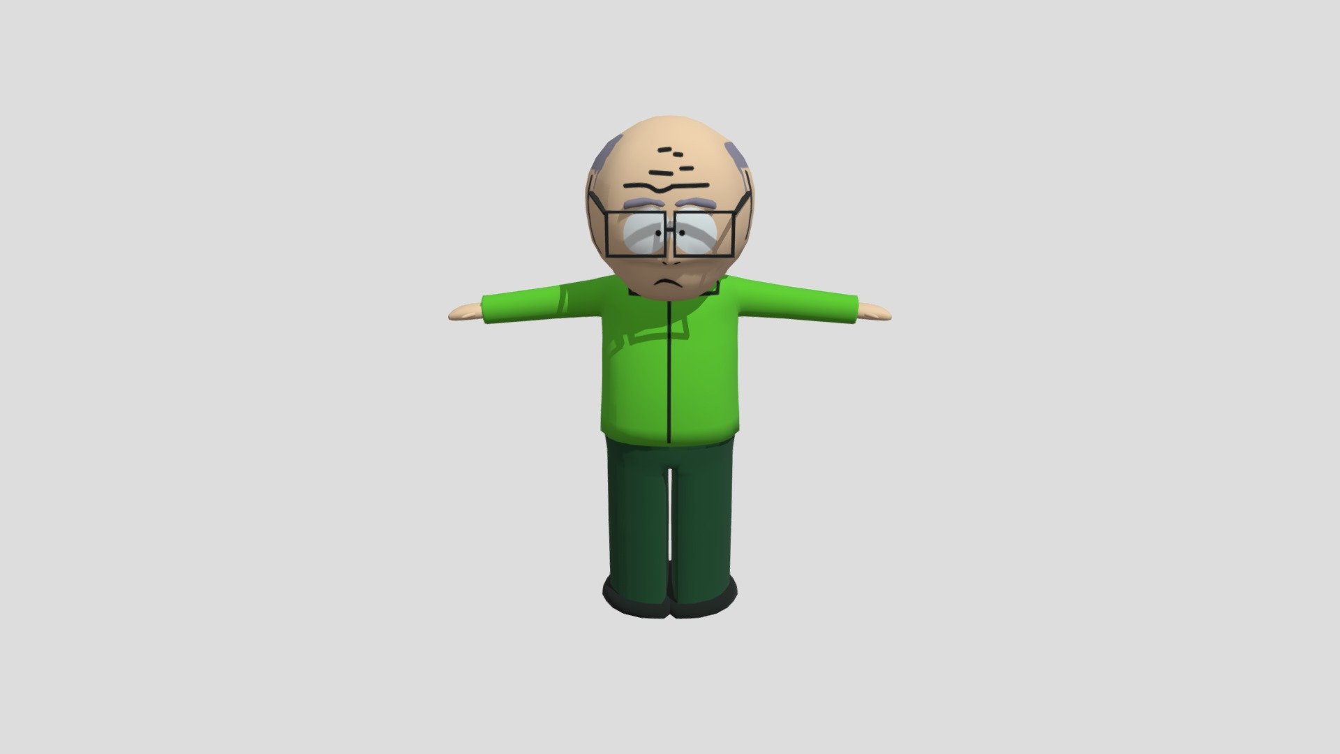 Mr. Garrison - Download Free 3D model by chikn nuggit and spongebob ...