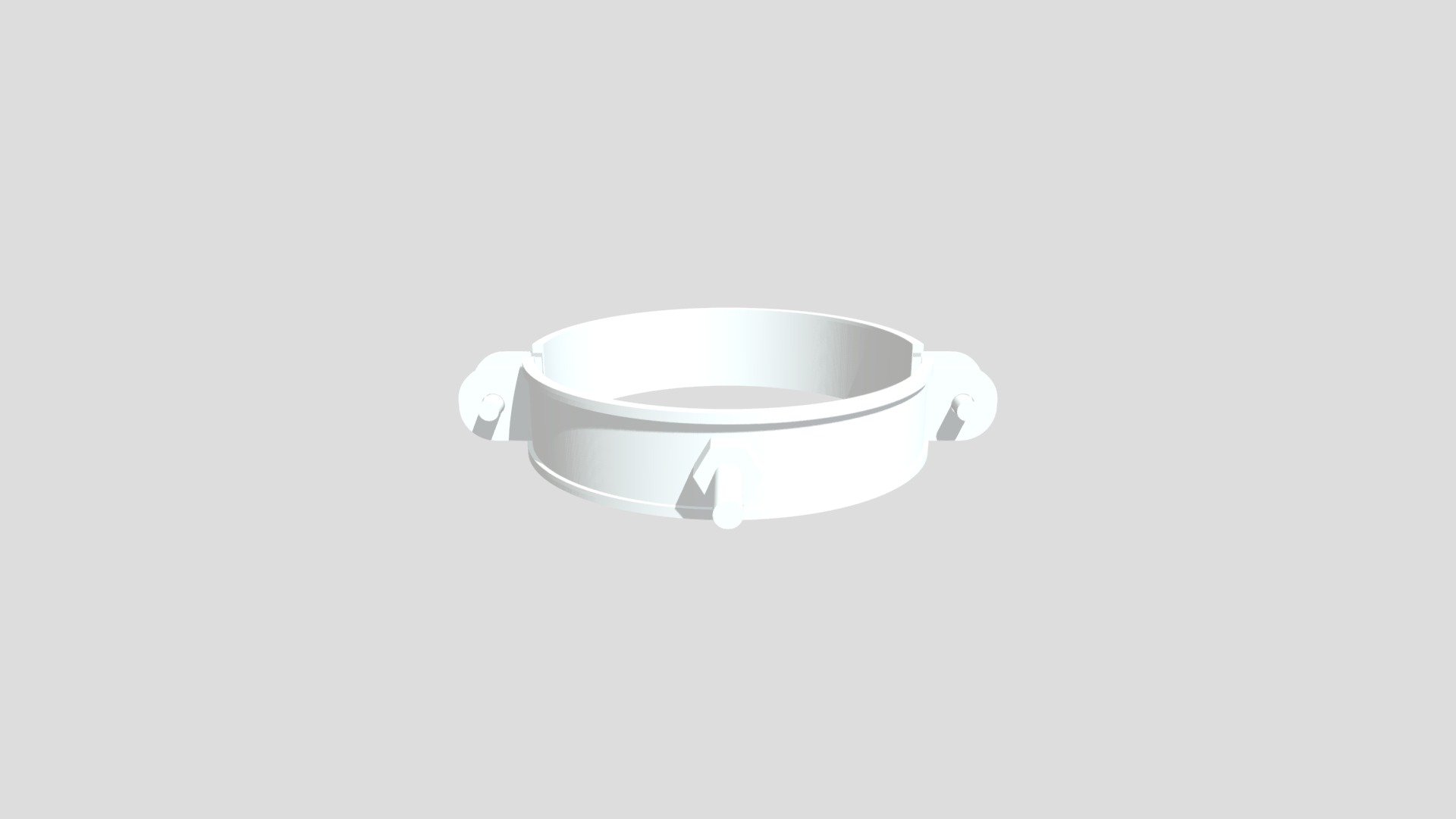 Natural Gas Pipe Clamp – Wall Mount Bracket - Download Free 3D model by ...