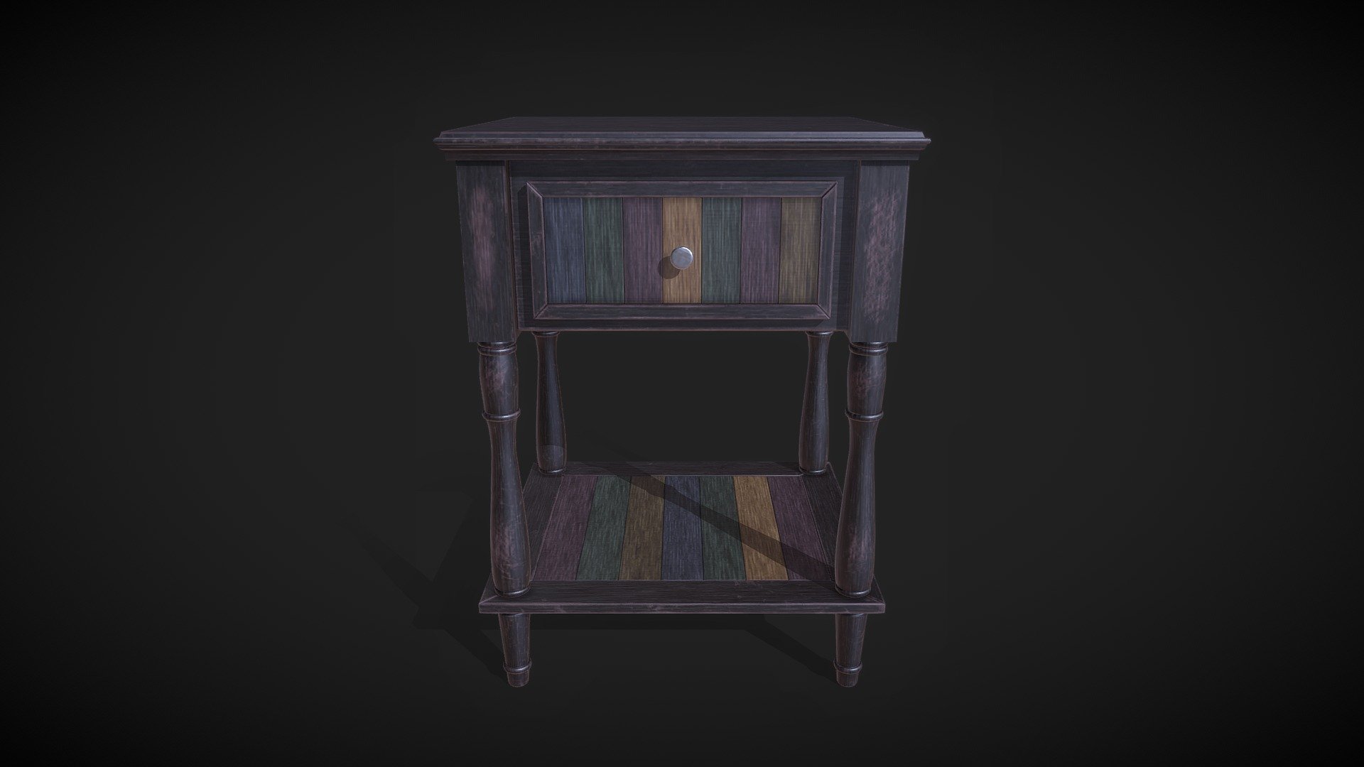 Wood Side Table - 3D model by FabianPulido [9aa53ba] - Sketchfab