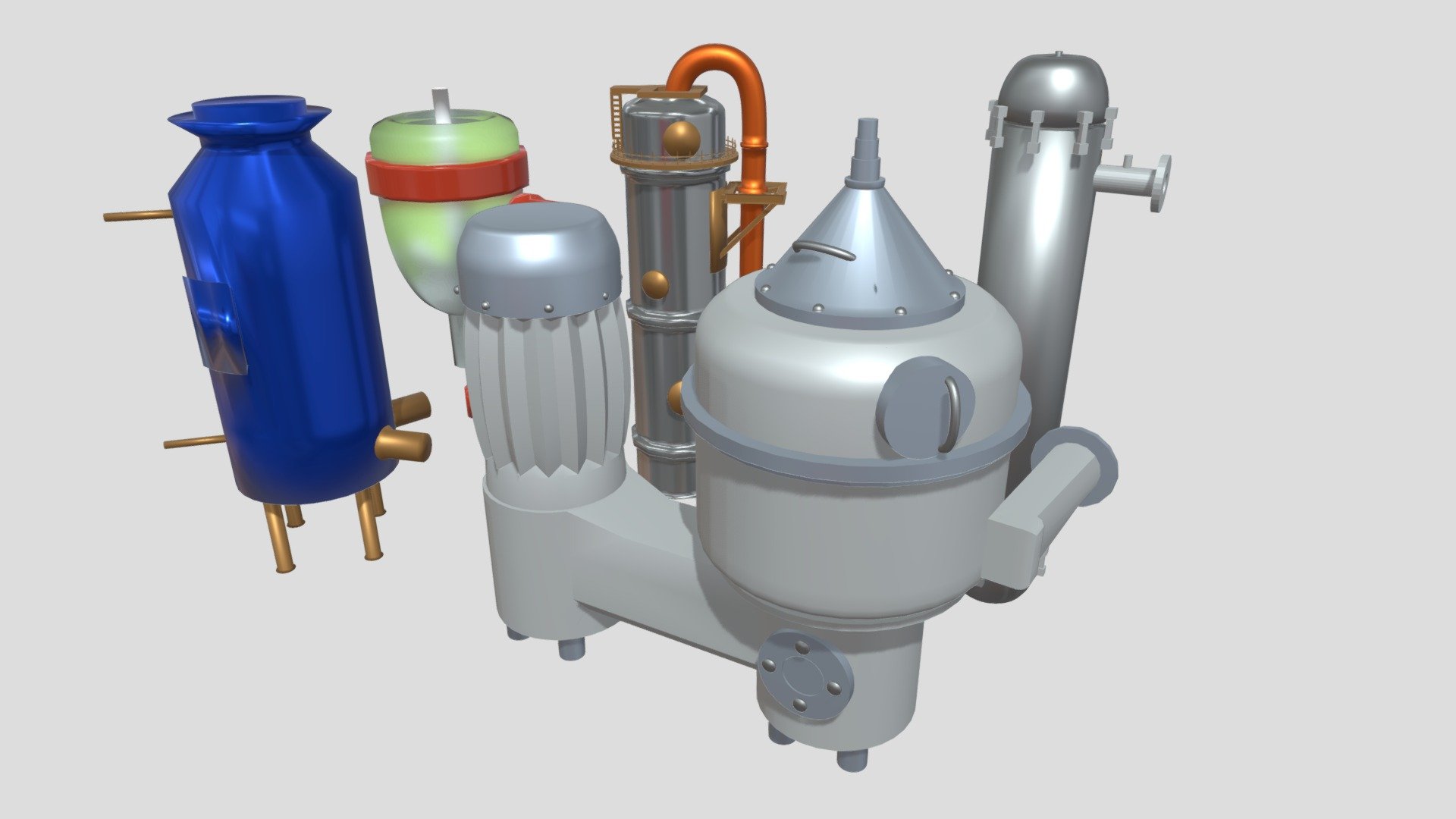 Biodiesel Process - 3D model by iluvdlx [9aa57c0] - Sketchfab