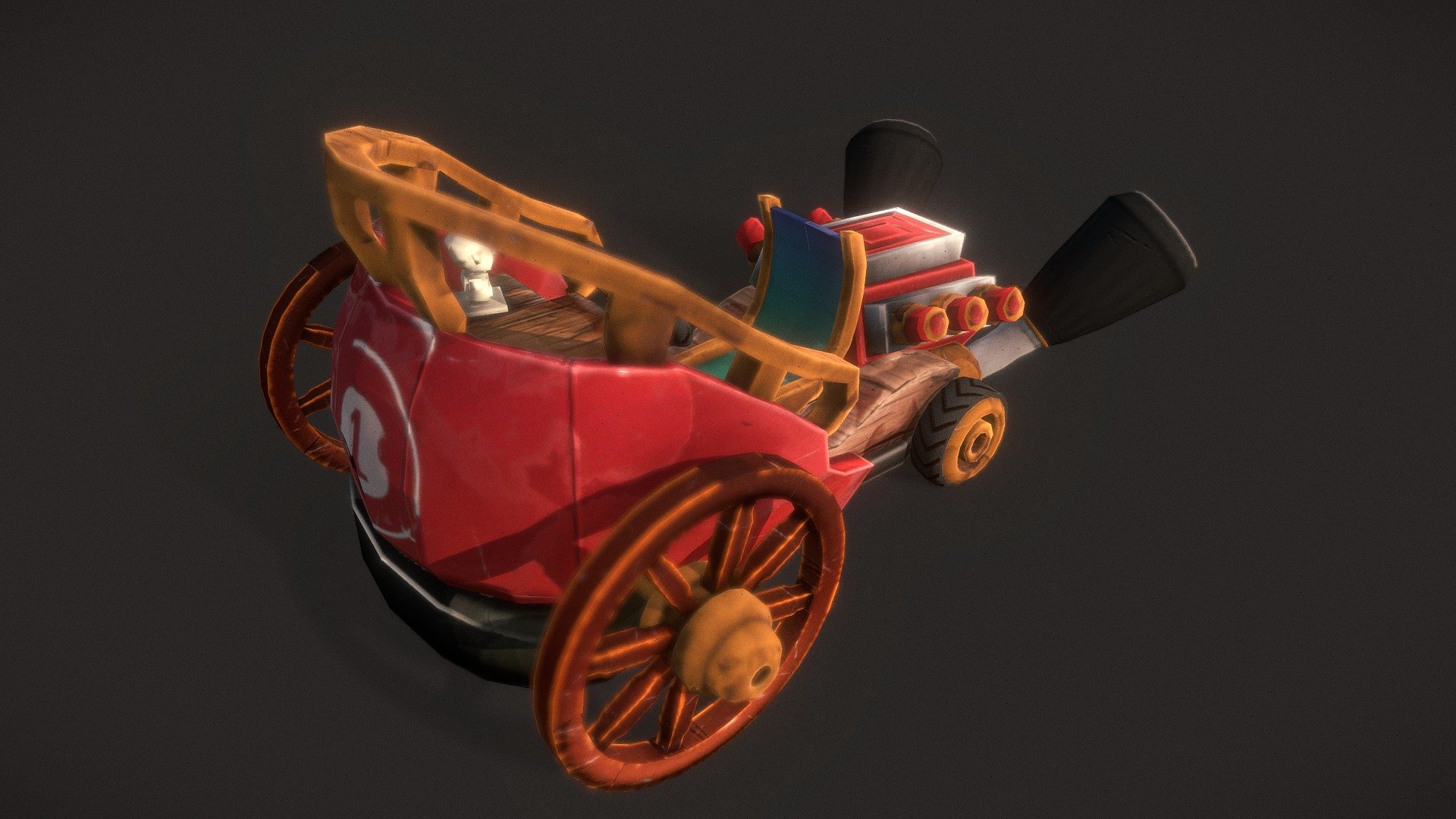 Chariot Go-Kart - Download Free 3D model by David Jávorcsík (@Redlobo ...