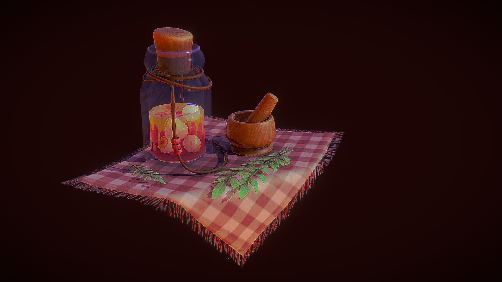 Potion of Blind Witch #SketchfabWeeklyChallenge - 3D model by Bled26 ...