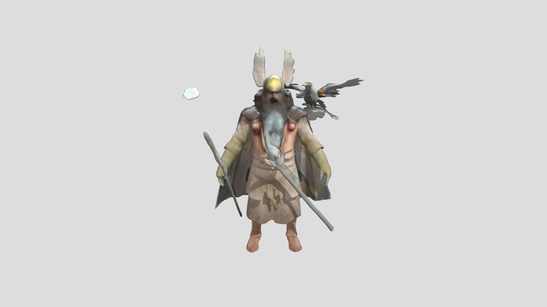 odin character low poly - Download Free 3D model by andrewthehero989 ...