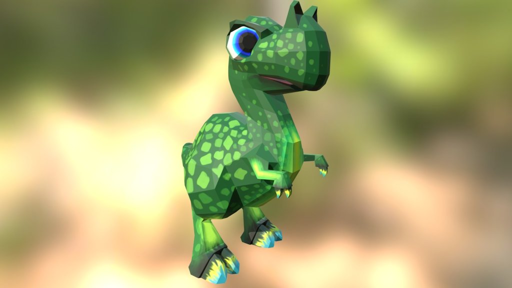 Herbert the Happy Dinosaur - Download Free 3D model by Samuel Rodgers ...