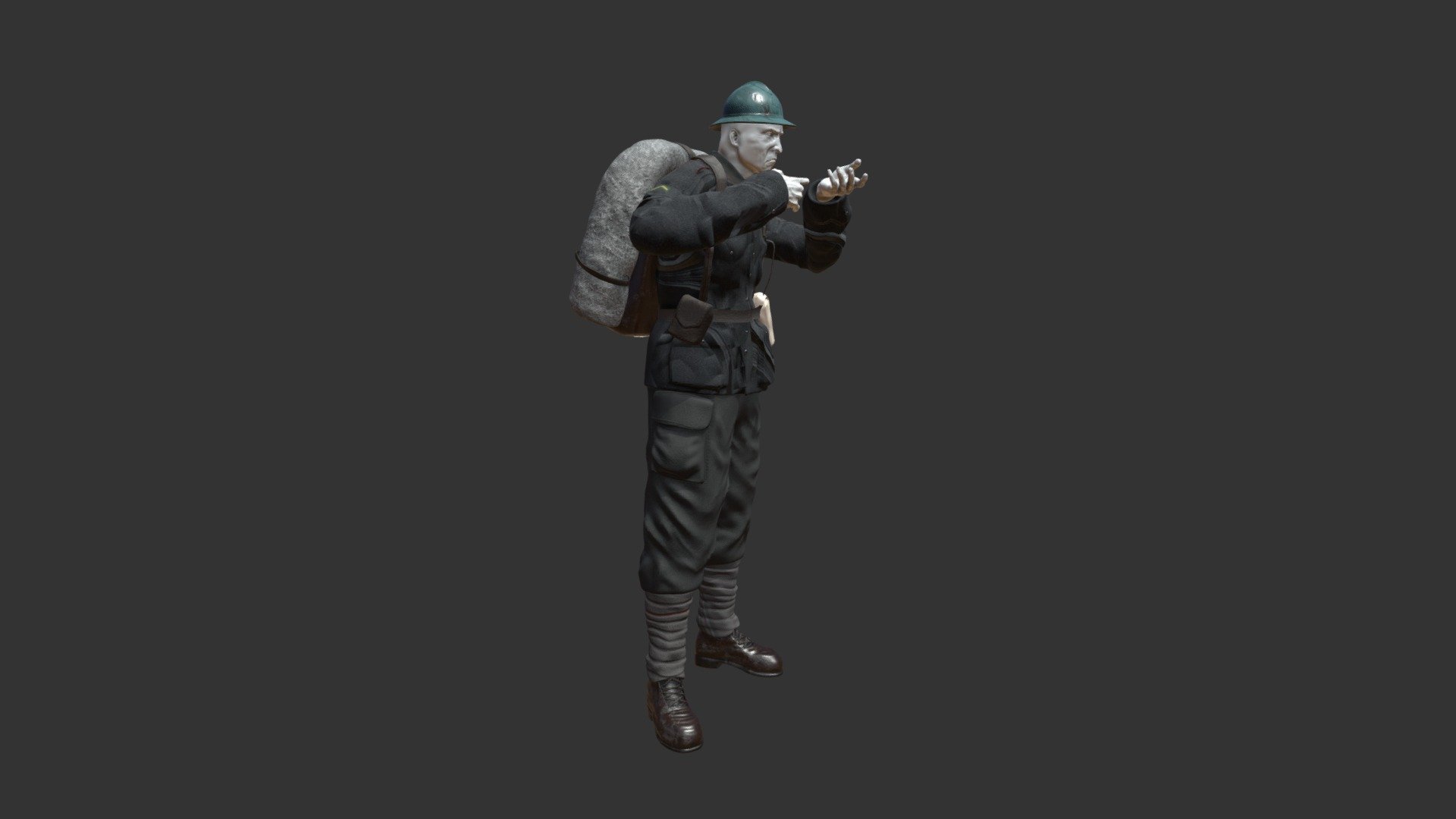 Infantry Uniform - 3D model by Romania 100 - Marea Unire (@Acum100ani ...