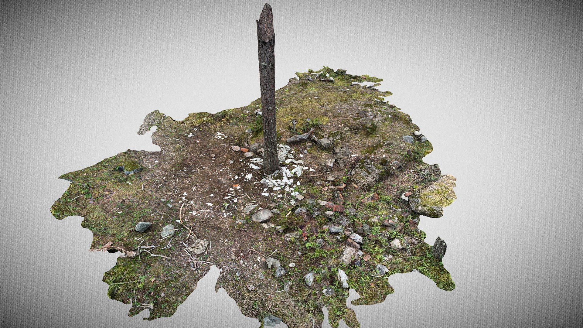 "Sorting station" for German WW2 ceramics - 3D model by Vaakunakylä ...