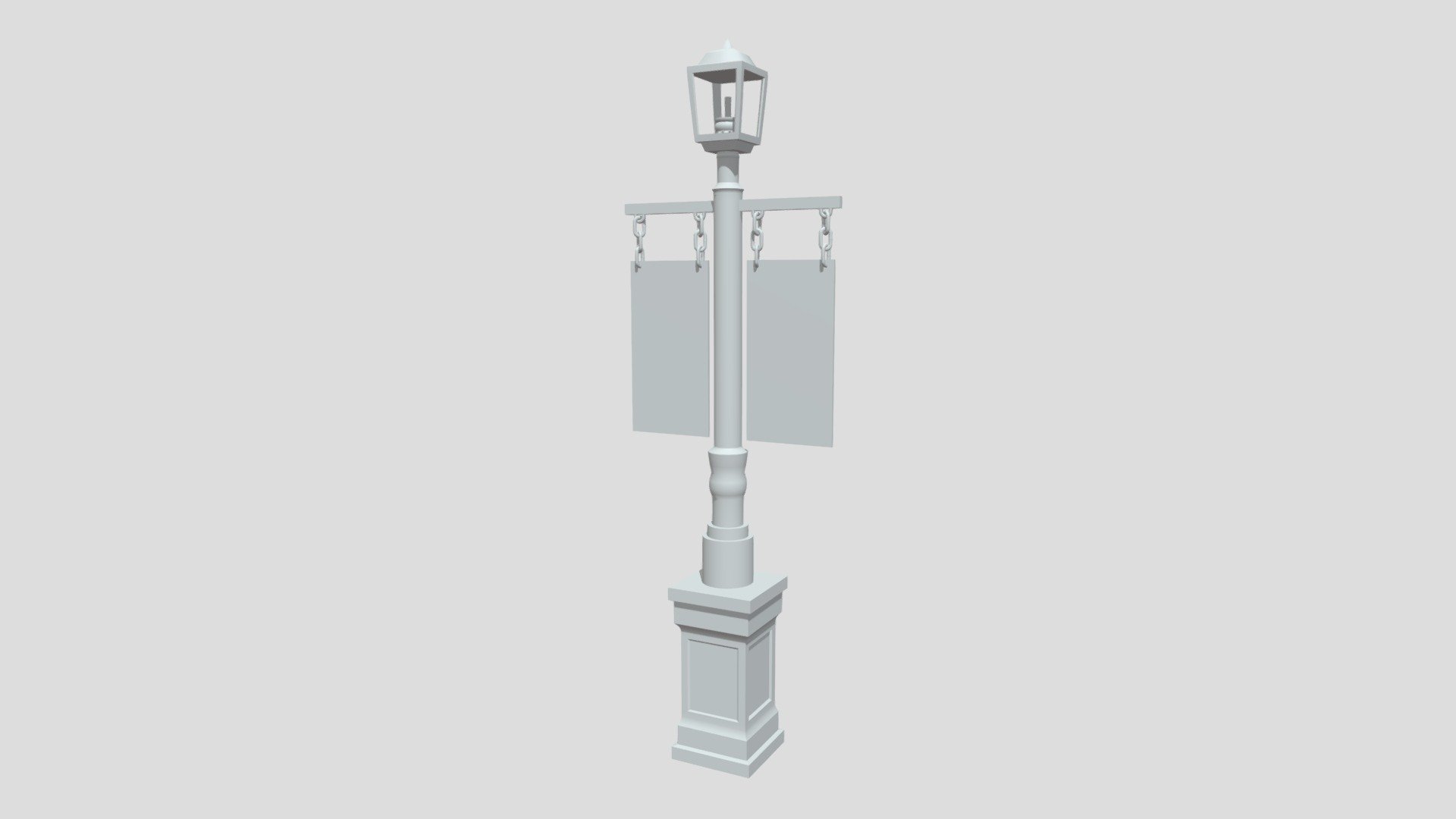 Lamp Post - 3D model by AshlynTickle [9aaf37b] - Sketchfab