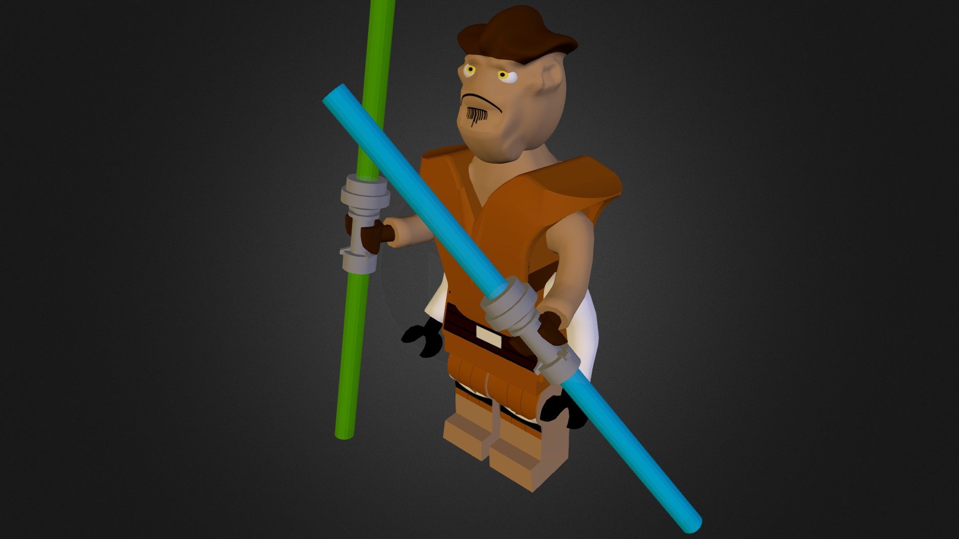 Sapo Star Wars - 3D model by marsal [9ab1b18] - Sketchfab