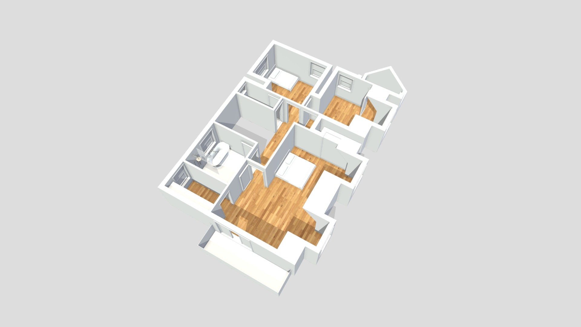 House Floorplan - 3D model by arvr [9ab31ff] - Sketchfab