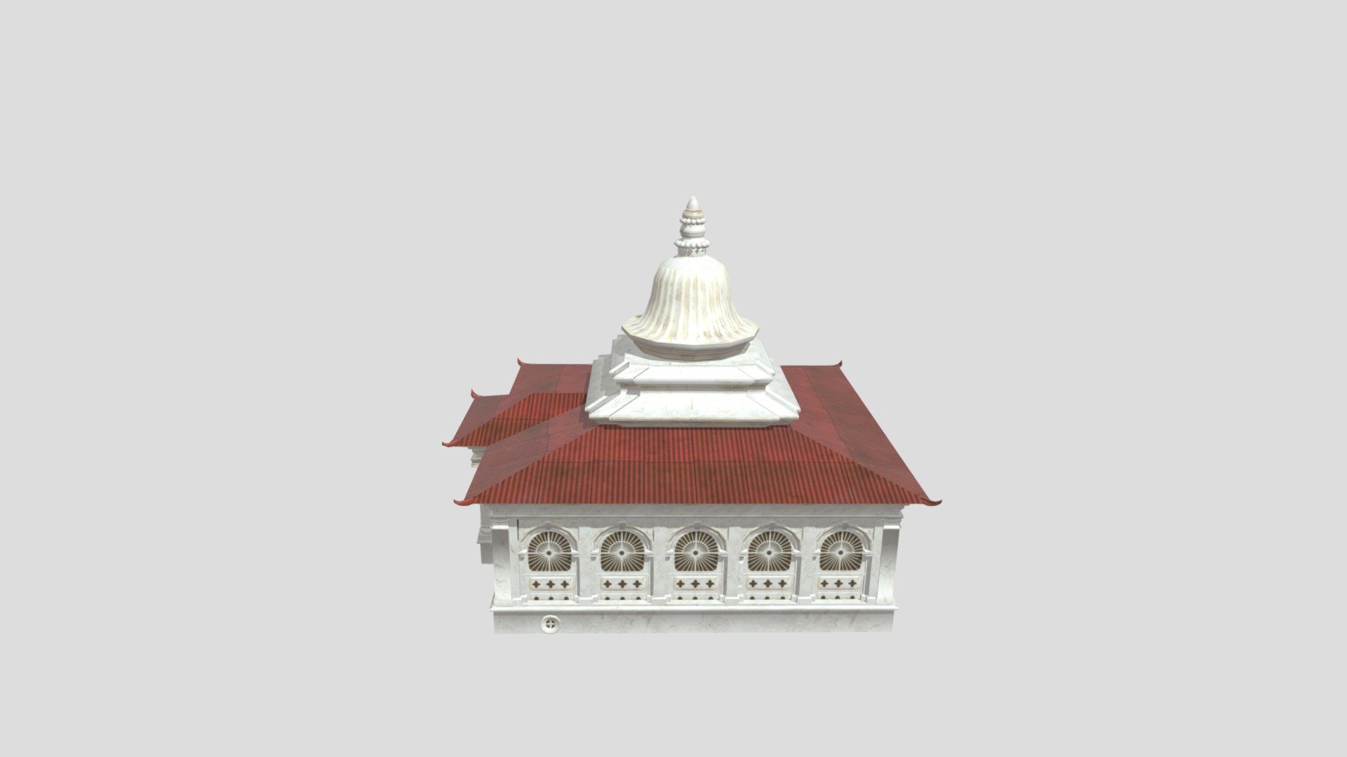 Hindu Temple of Rama - 3D model by kshitiz1542 [9ab354f] - Sketchfab