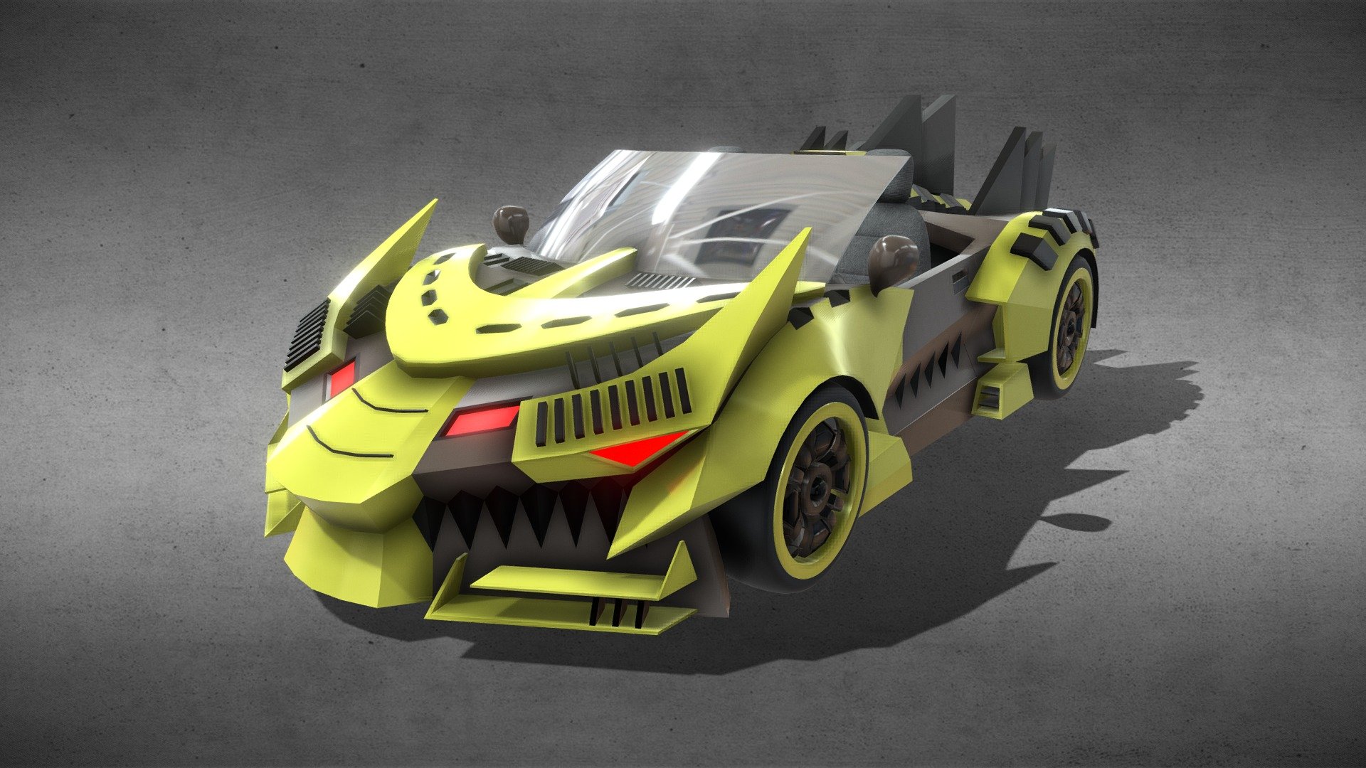 fantasy car - Download Free 3D model by mms82 [9ab4bbb] - Sketchfab