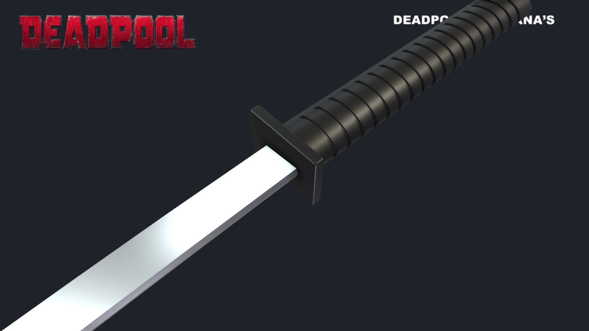 Deadpool Katana - 3D model by paulelderdesign [9ab6906] - Sketchfab