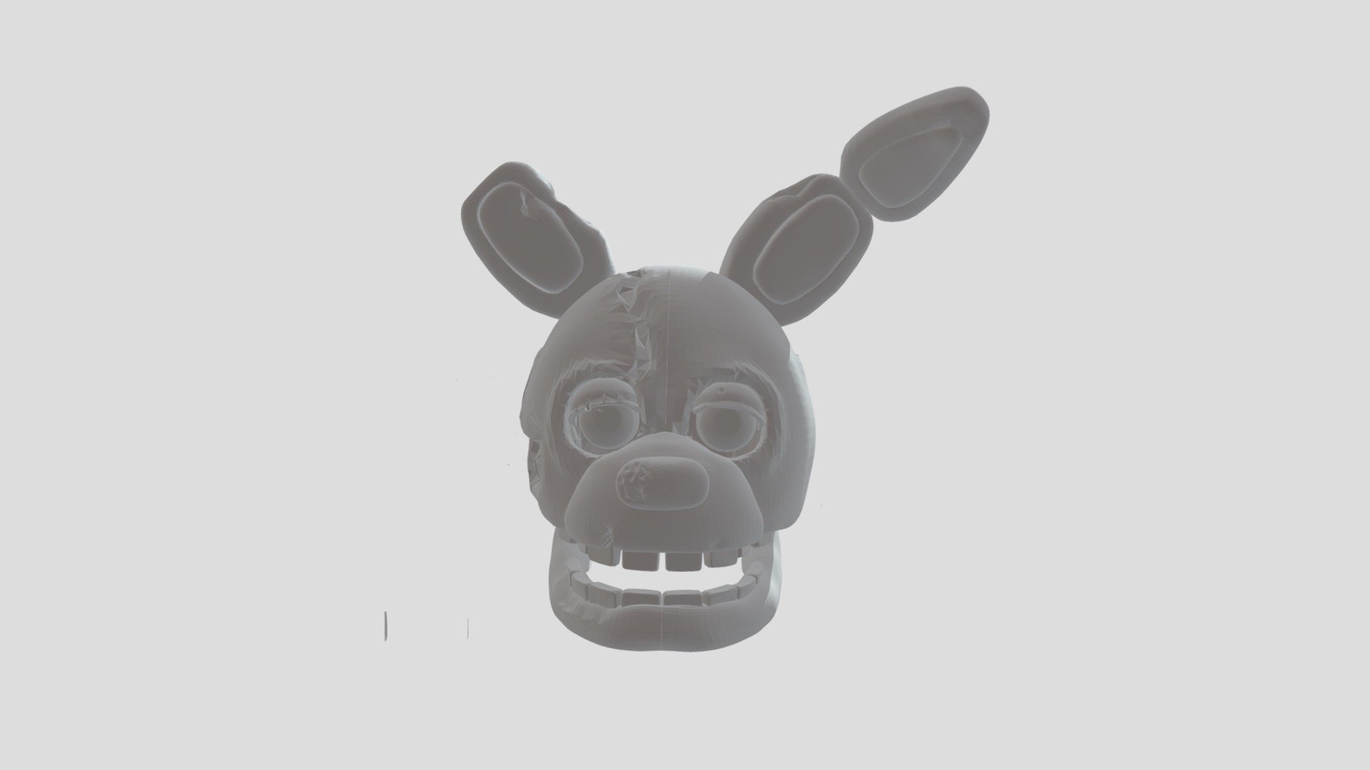 Fnaf movie Yellow Rabbit Head for 3d printing - Download Free 3D model ...