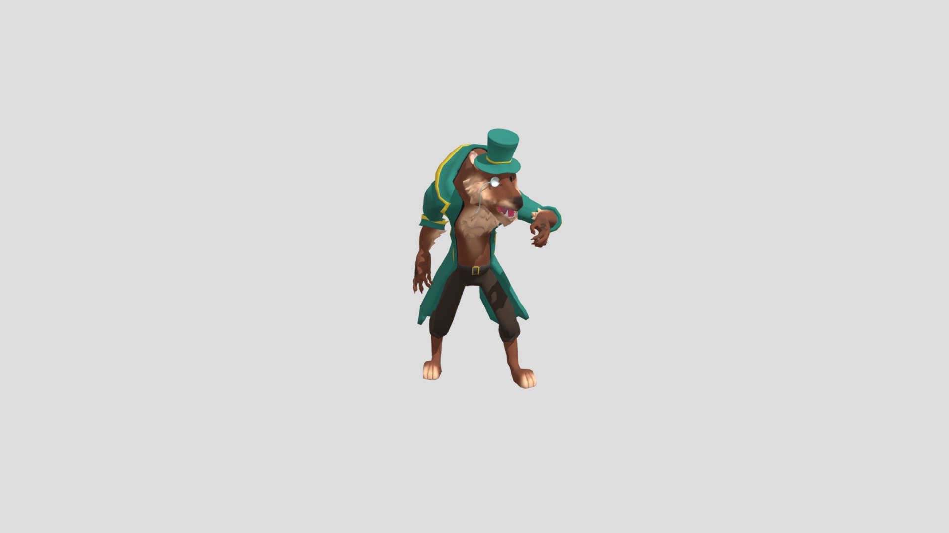 Big bad Wolf - 3D model by shadow798 (@shaow798) [9ab71aa] - Sketchfab