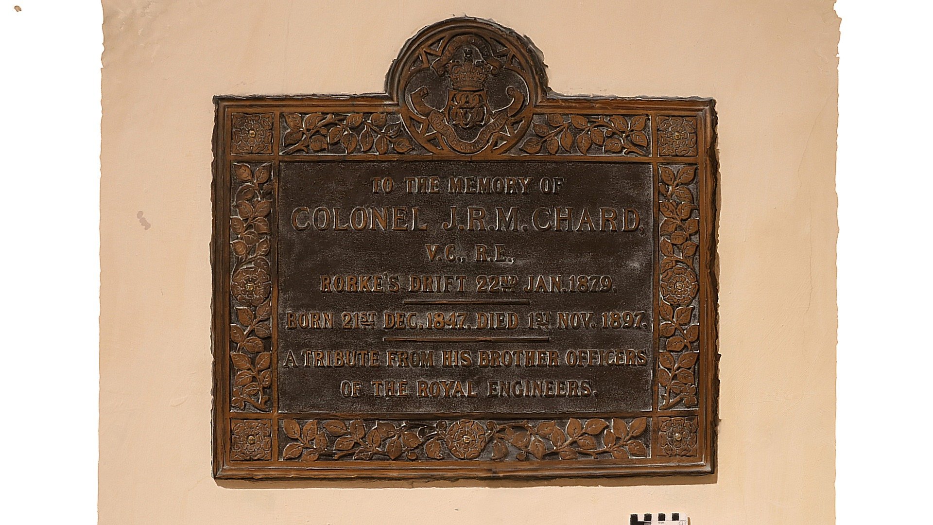 Col J R M Chard memorial d.1897 - 3D model by Rochester Cathedral ...