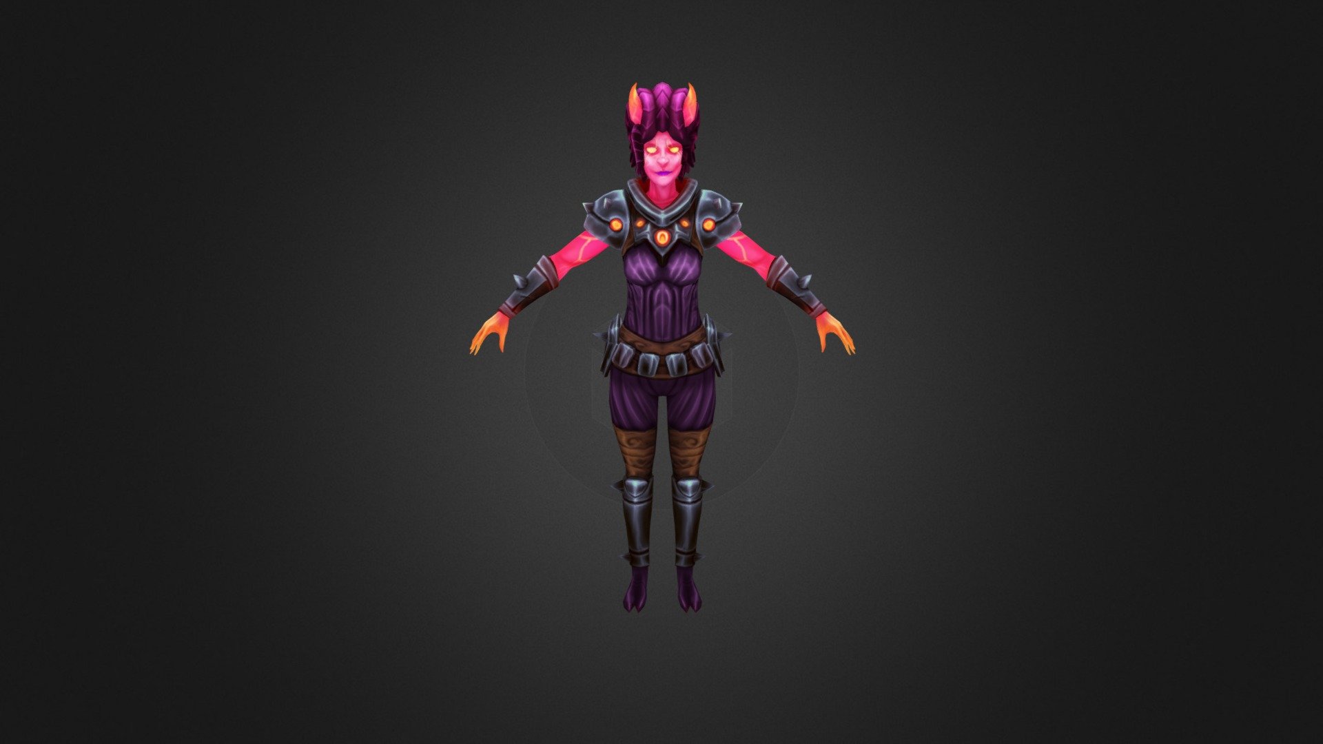 Xenna Demonic (WIP) - 3D model by Aaron Lutes (@alutes01) [9ab98d5 ...