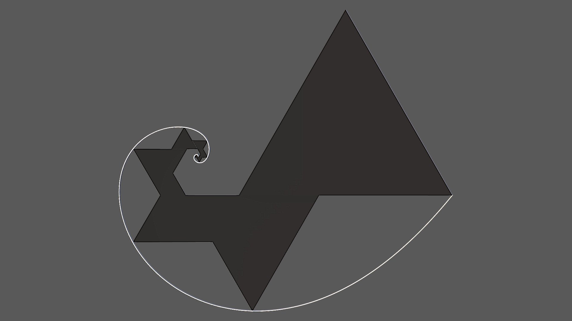 Fibonacci Triangles - 3D model by Calfan [9ab9b47] - Sketchfab