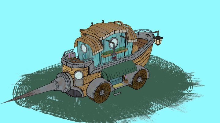 Cel-shaded 3D models - Sketchfab