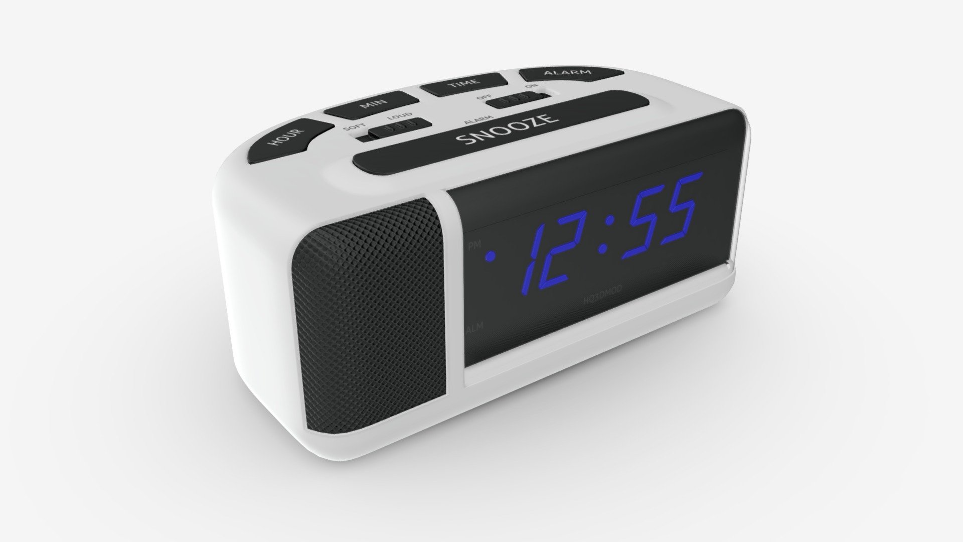 Alarm Clock 02 Modern - Buy Royalty Free 3D model by HQ3DMOD ...