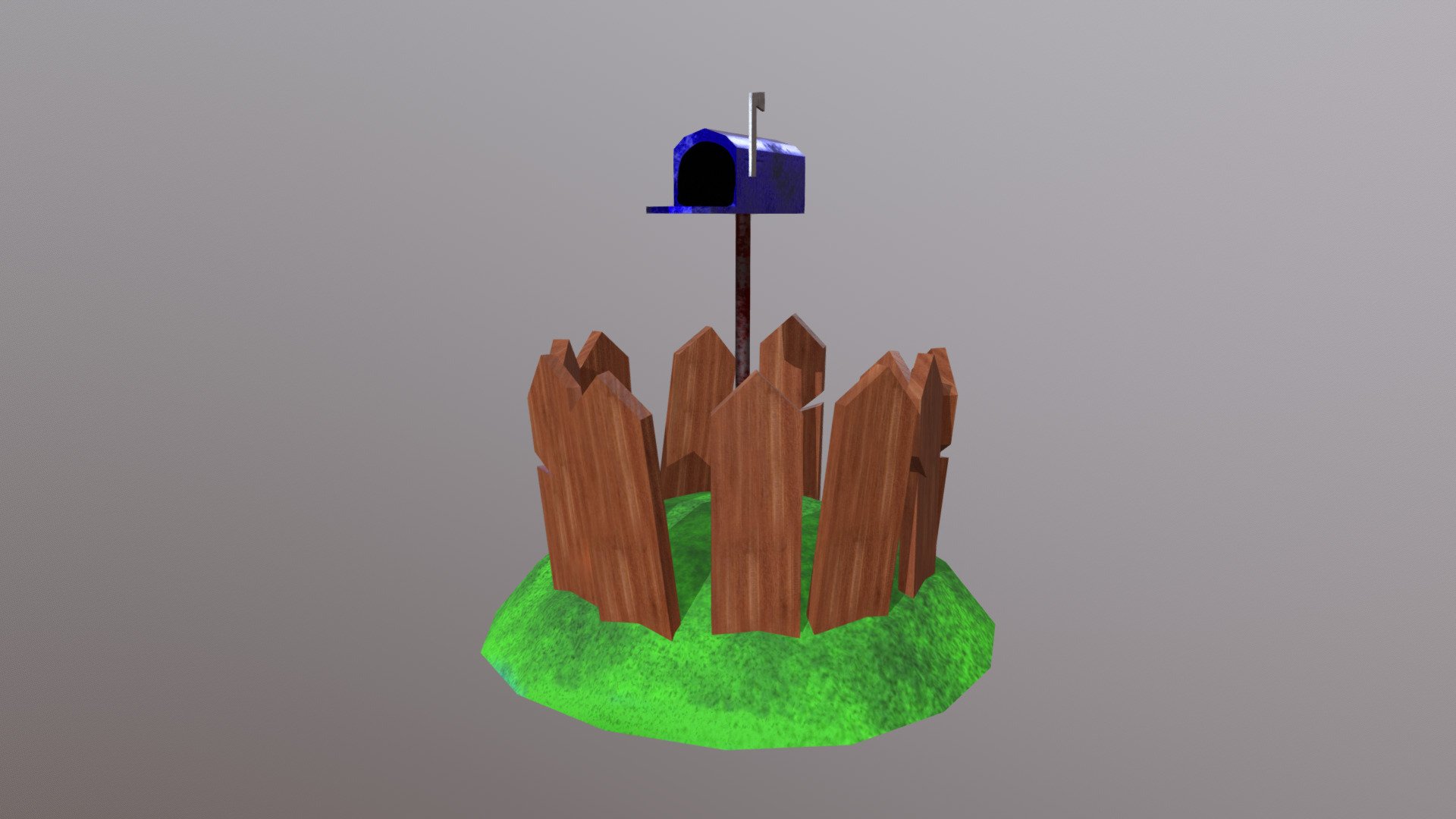 Low Poly Mailbox - 3D model by Ismael.Huicochea [9abd60c] - Sketchfab