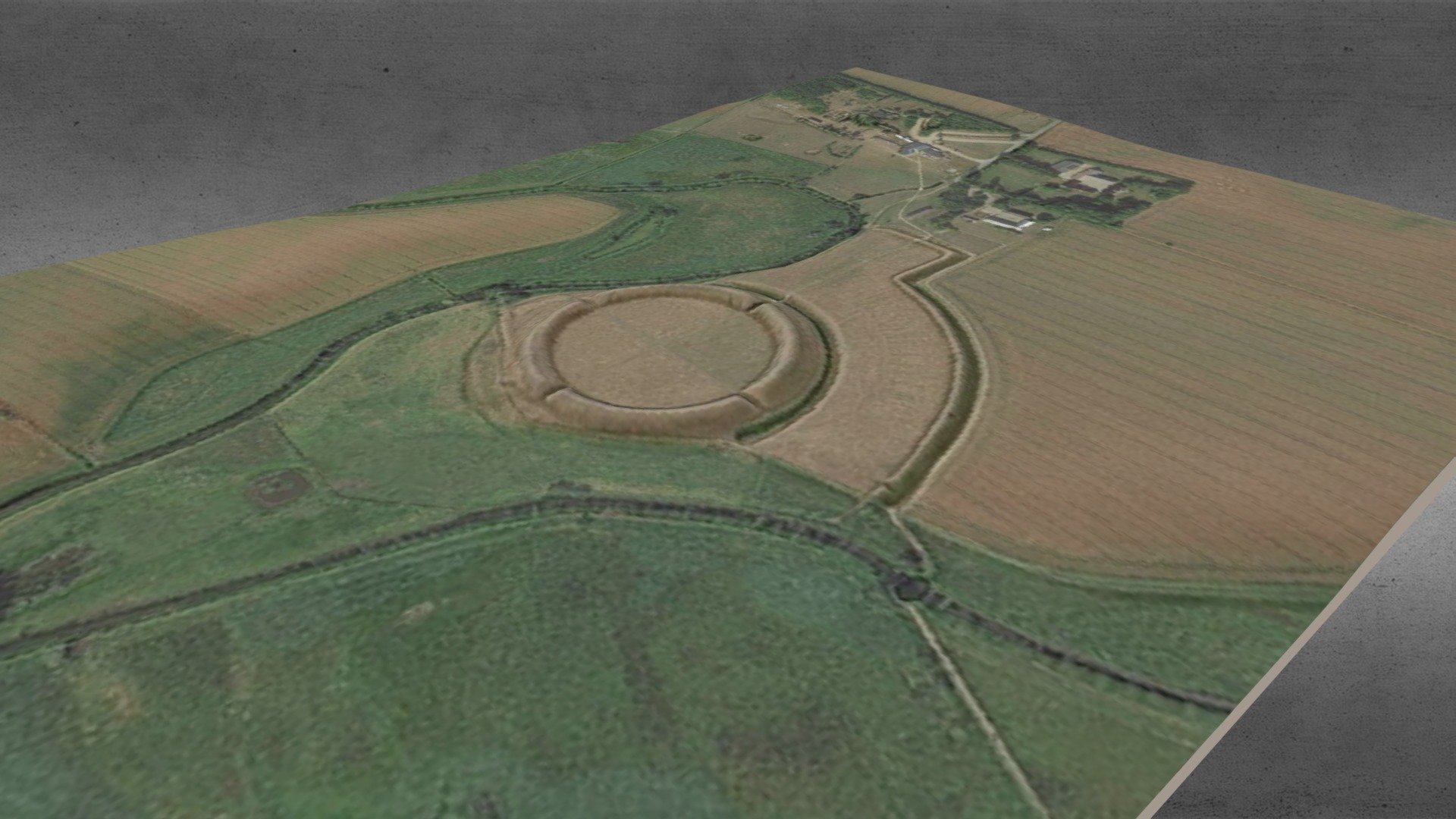 Trelleborg ring-fort - 3D model by drstevemalone [9ac0982] - Sketchfab