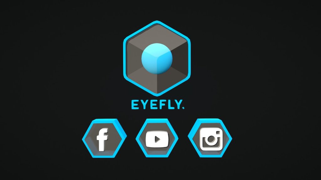 EYEFLY 3D LOGO - 3D model by EYEFLY Productions (@EyeFly) [9ac19f9] - Sketchfab