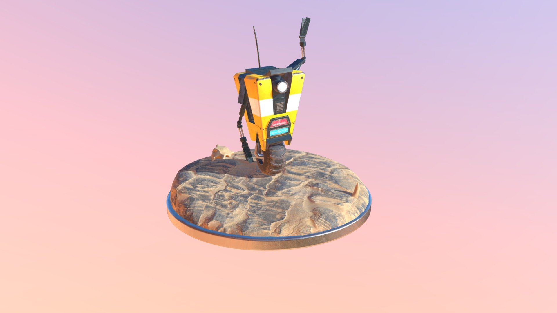 ClapTrap Borderlands - Buy Royalty Free 3D model by Paul.Thevenin ...